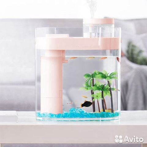 Акваферма Xiaomi Amphibian Aquarium (розовый)