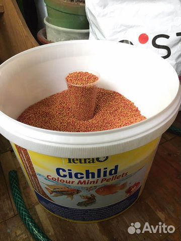 Tetra Cichlid цихлиды Colour Mini 10л мини гранулы