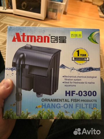 Навесной фильтр Рюкзачный фильтр Atman HF-0300