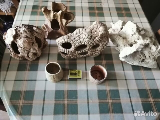 Декор для аквариума (6 предметов)