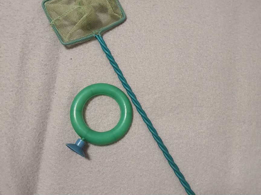 Сачок для аквариума с кормушкой