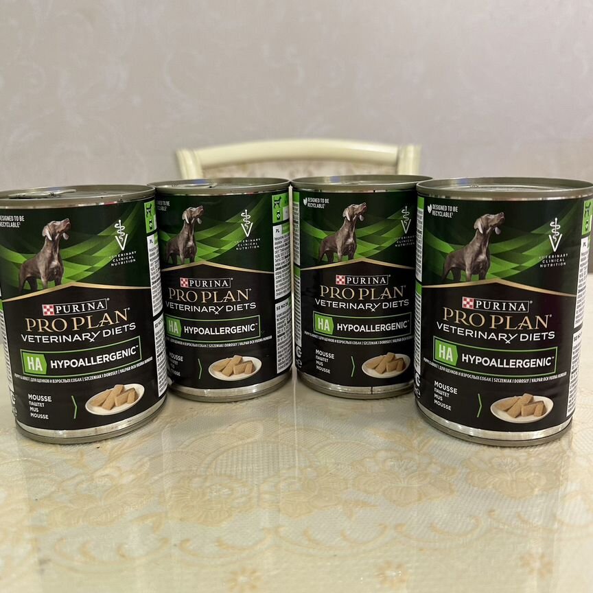 Корм для собак purina pro plan hypoallergenic