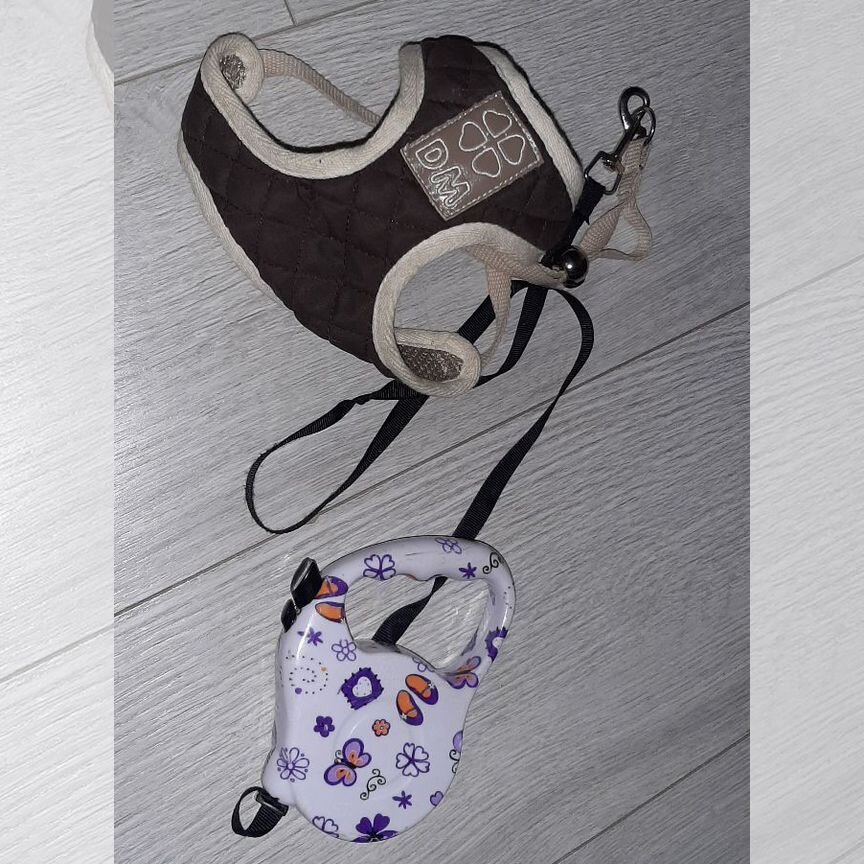 Поводок   шлейка для кошки или небольшой собачки