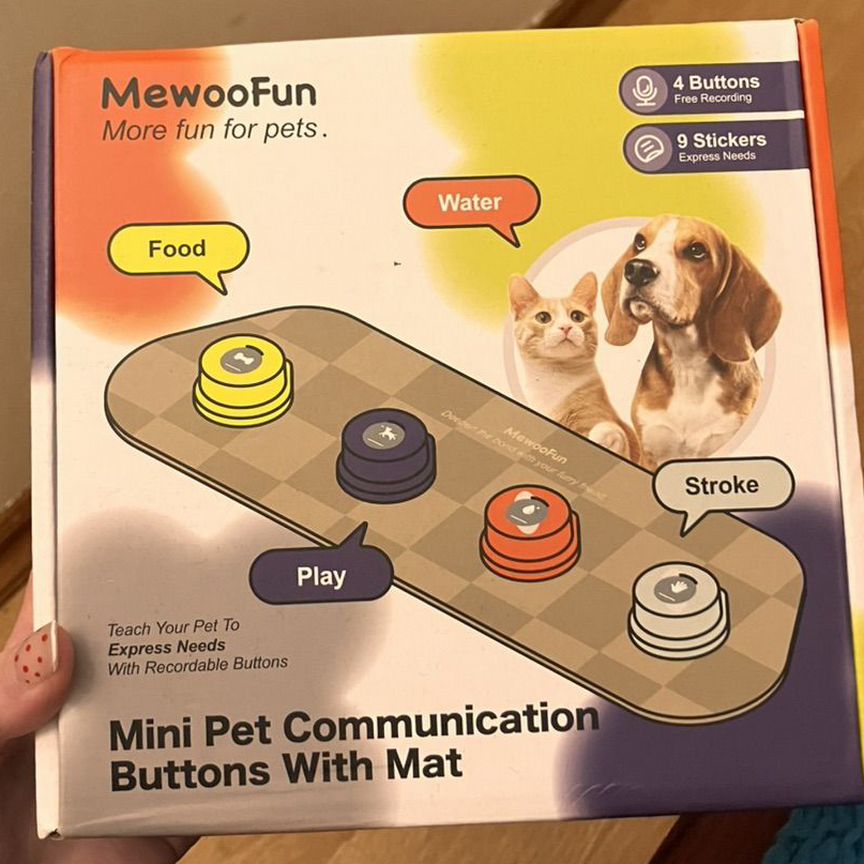 Звуковые кнопки для собак