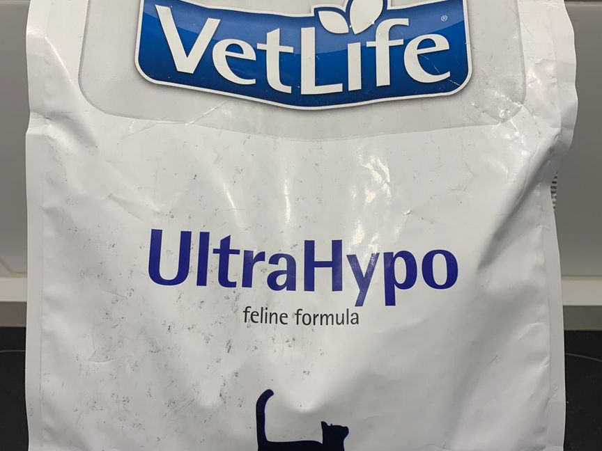 Корм для кошек VetLife UltraHypo