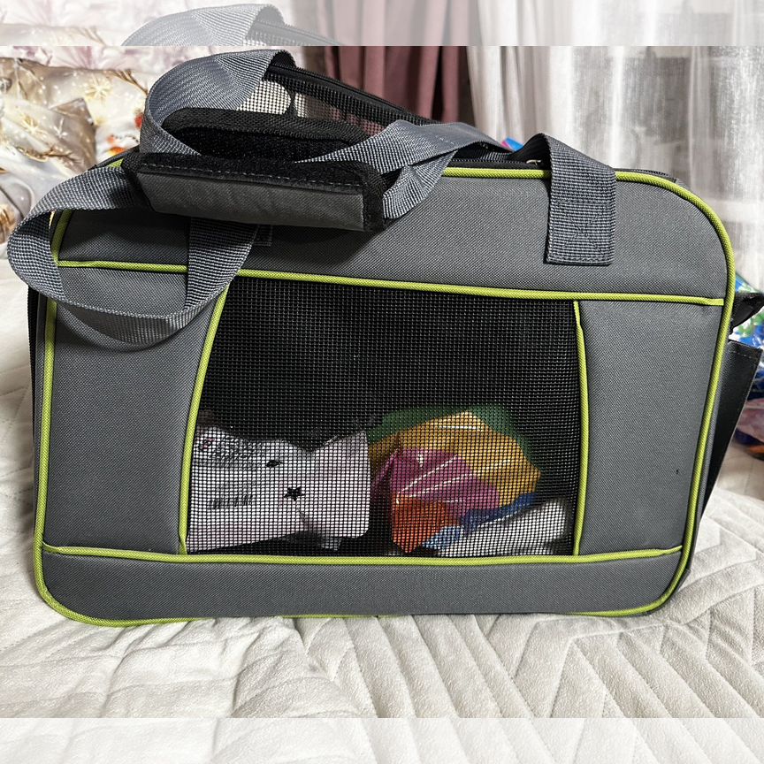 Переноска-сумка для кошек и мелких пород собак