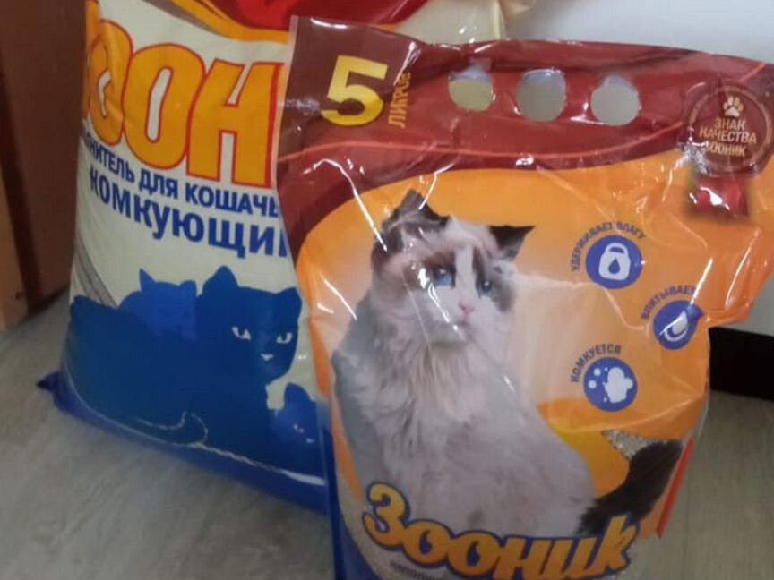 Наполнитель для кошачьего туалета Зооник