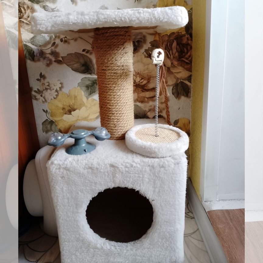 Когтеточка домик для кошки