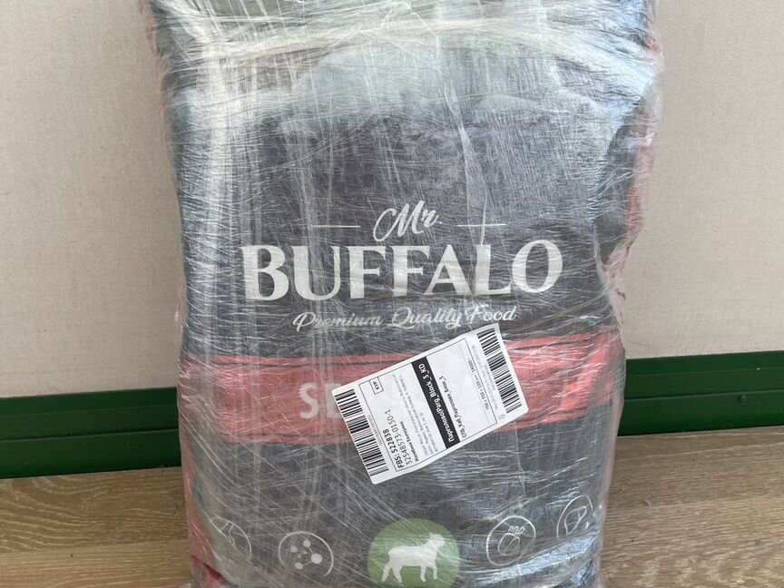 Корм новый закрытый для врослых собак Mr Buffalo