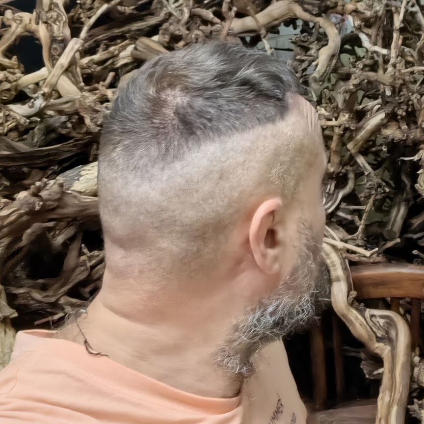 Много виноградной коряги