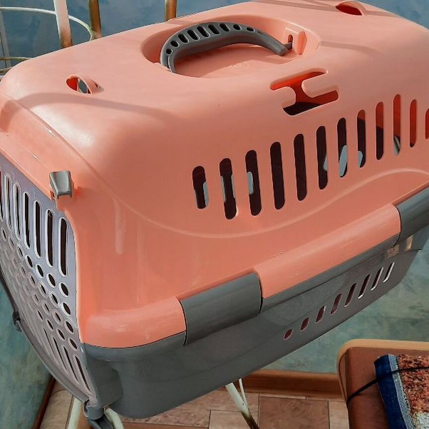 Переноска для кошек пластиковая