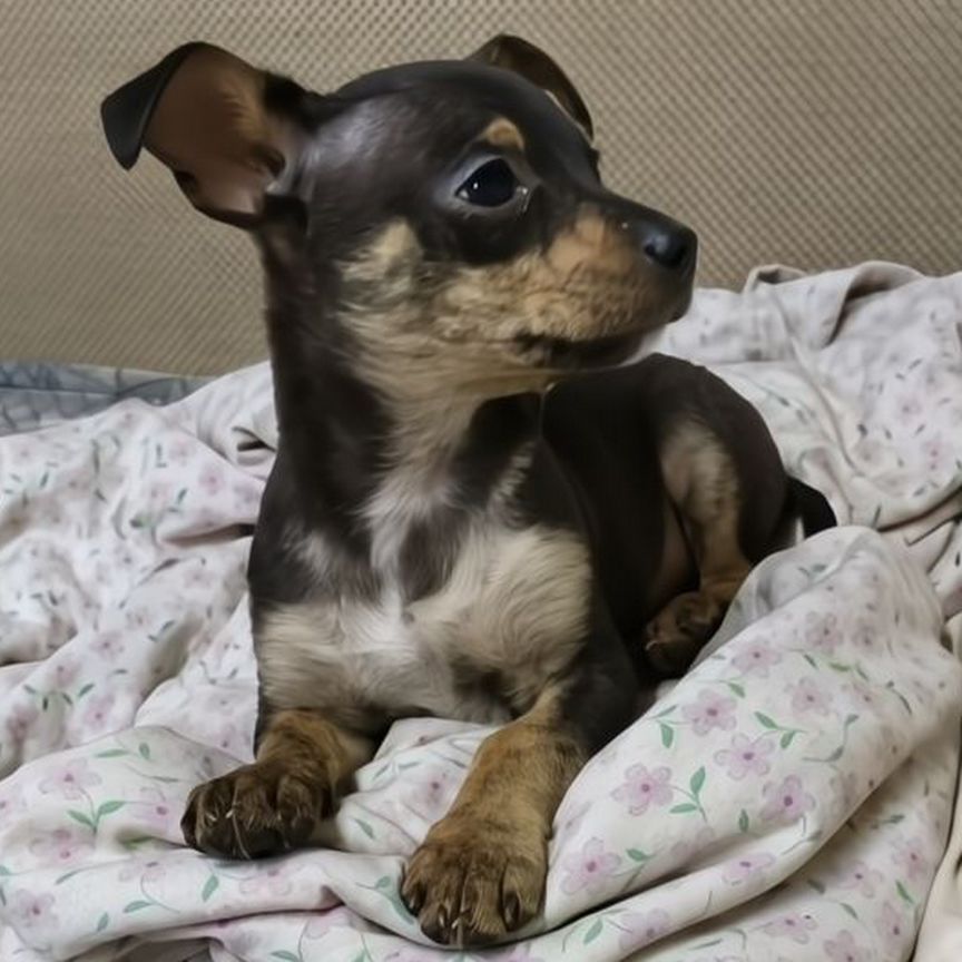 Русский той-терьер, щенок