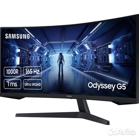 34” Монитор Samsung Odyssey G5 C34G55twwi купить в Москве | Электроника ...