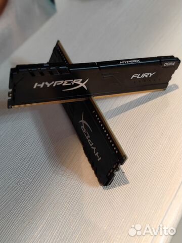 DDR4 Kingston HyperX fury Black 16 гб 2x8 купить в Керчи | Электроника ...