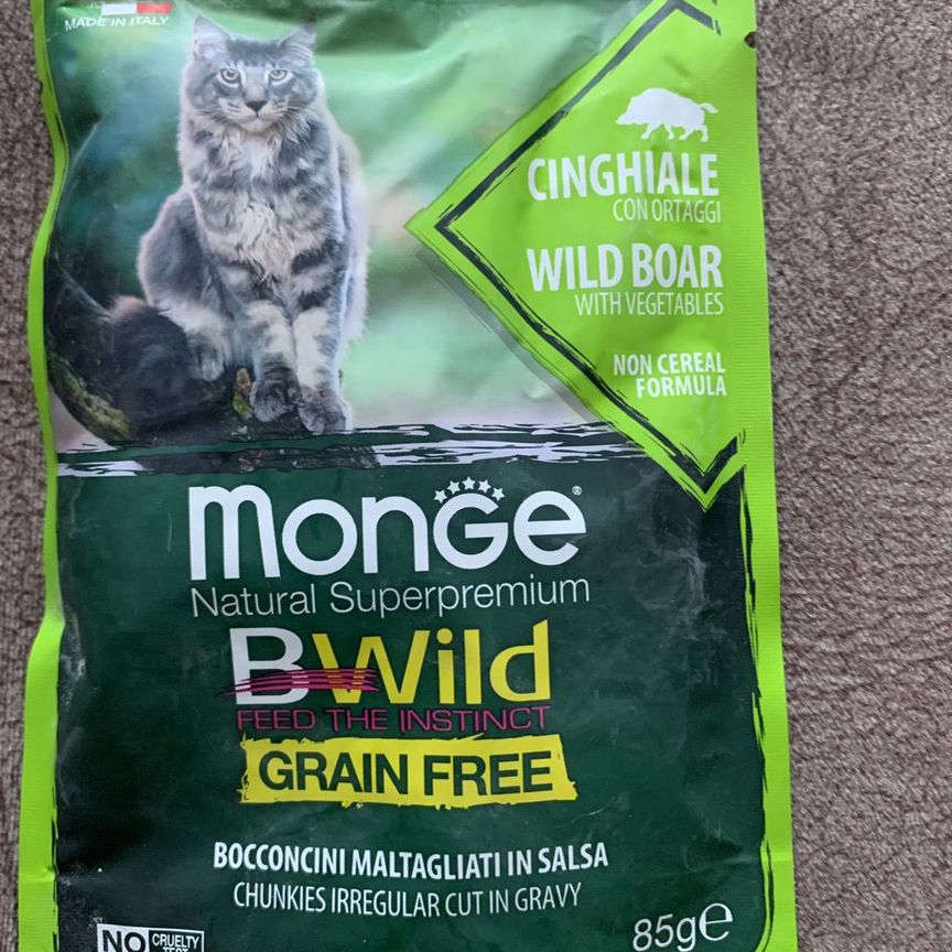 Корм для кошек monge