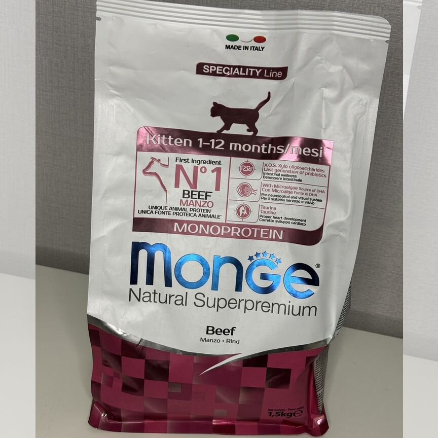 Корм для кошек monge