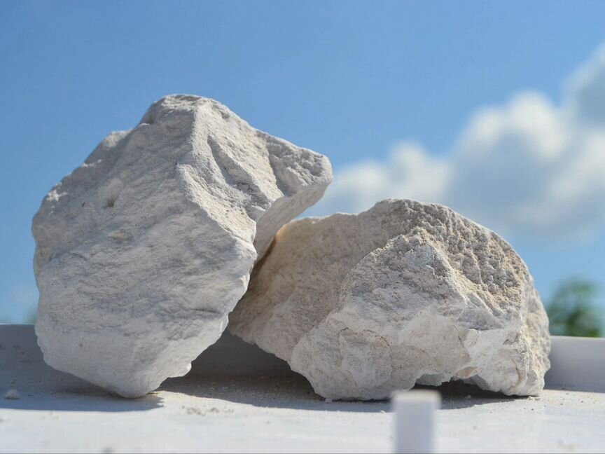 Природный мел кусковой