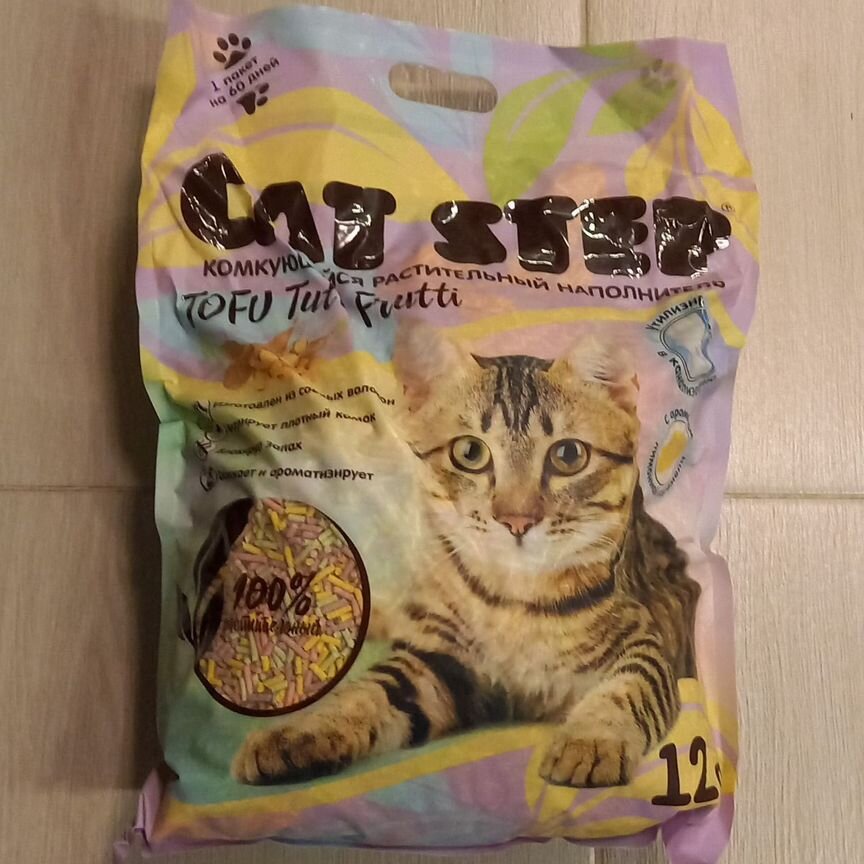 Наполнитель для кош-готуалета Cat step tofu 12