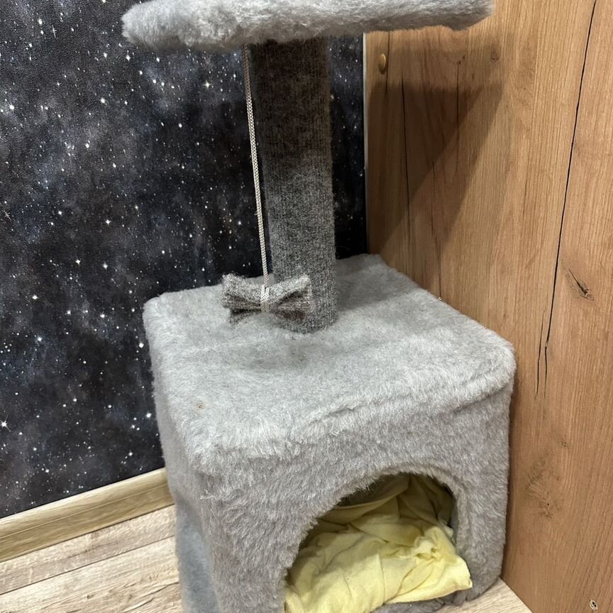 Домик для кошки с когтеточкой