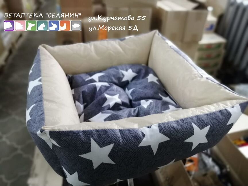Лежак Квадрат 40*40 звезды