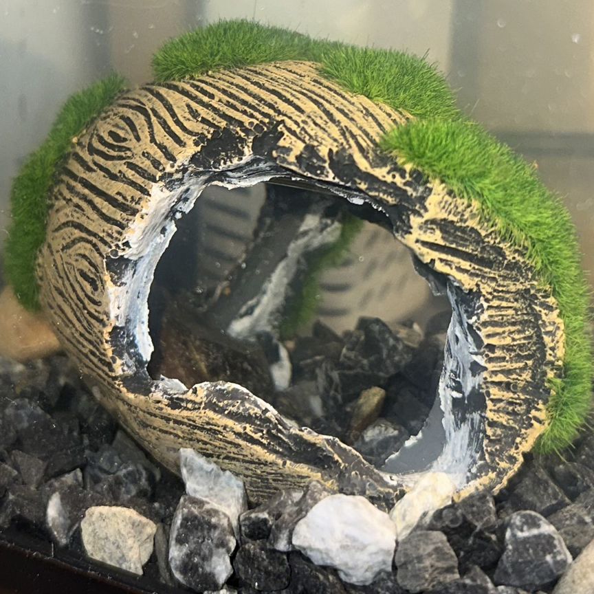 Декоративный дом бочка для аквариумных рыбок