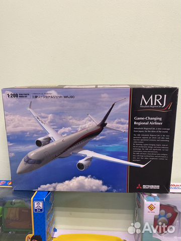 1/200 MRJ Mitsubishi сборная модель купить в Домодедово | Хобби и отдых | Авито