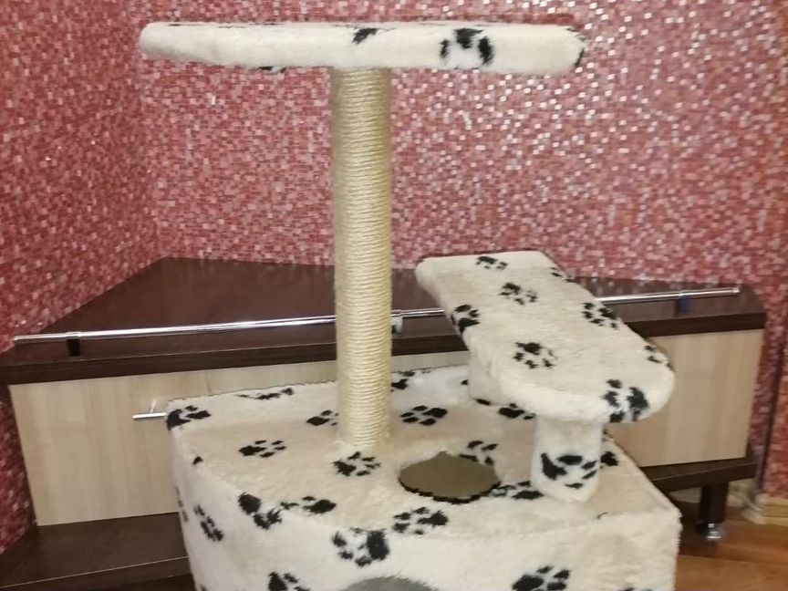 Домик для кошки с когтеточкой