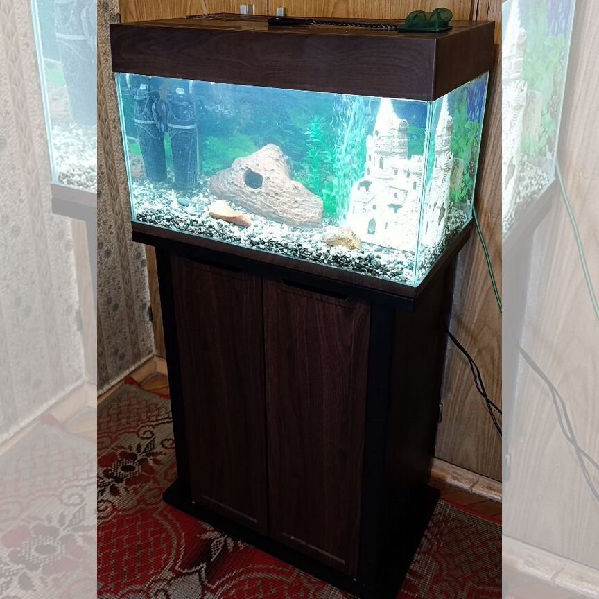Аквариум 60 литров с тумбой