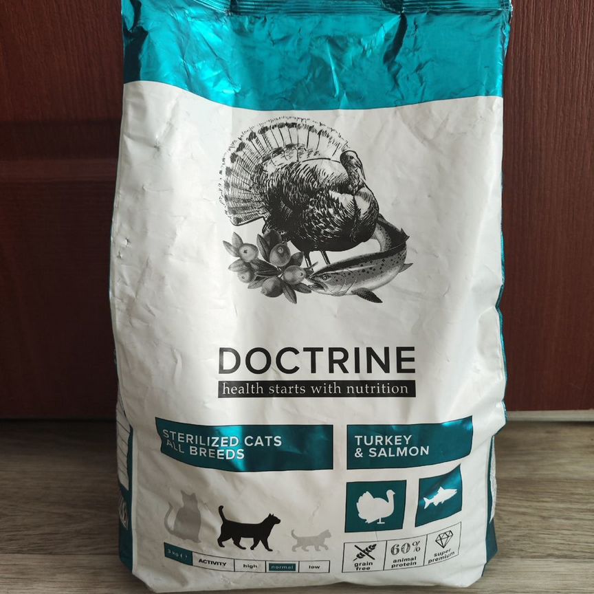 Кошачий корм "Doctrine" 3кг