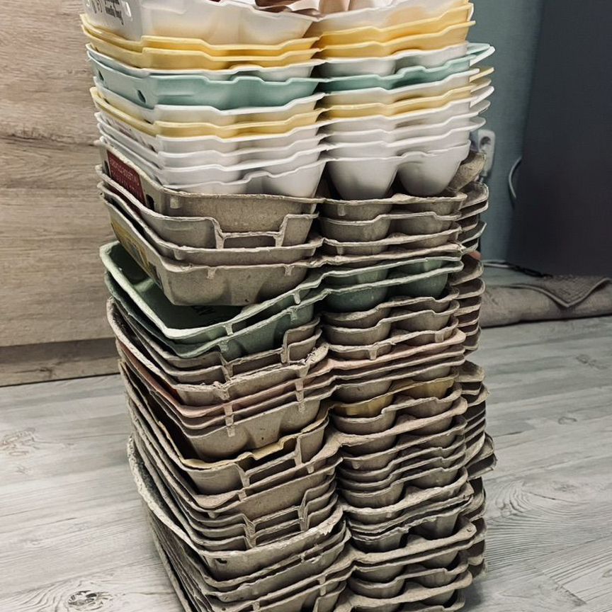 Клетки для яиц б/у