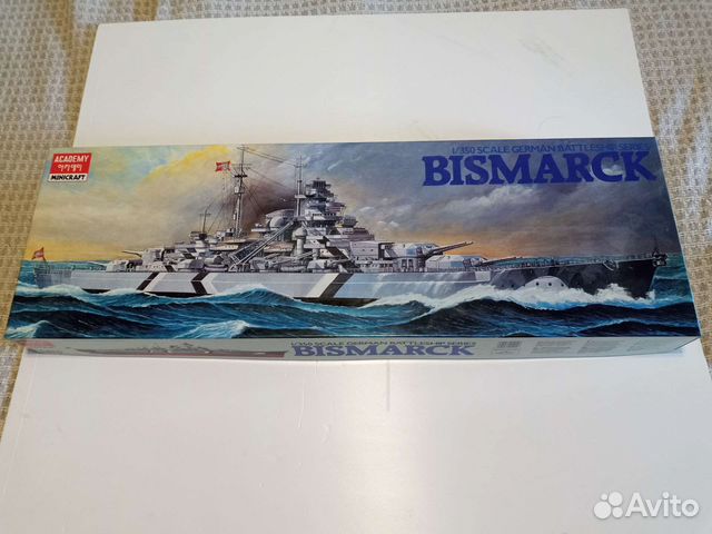 Модель корабля"Бисмарк" 1:350 купить в Москве | Хобби и отдых | Авито