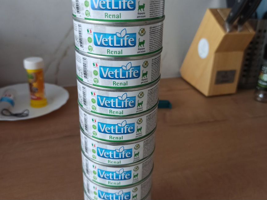 Кошачий корм vetlife renal