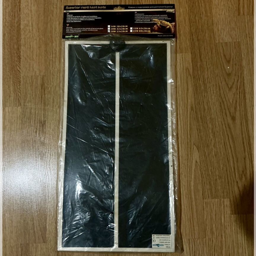 Коврик с подогревом для рептилий