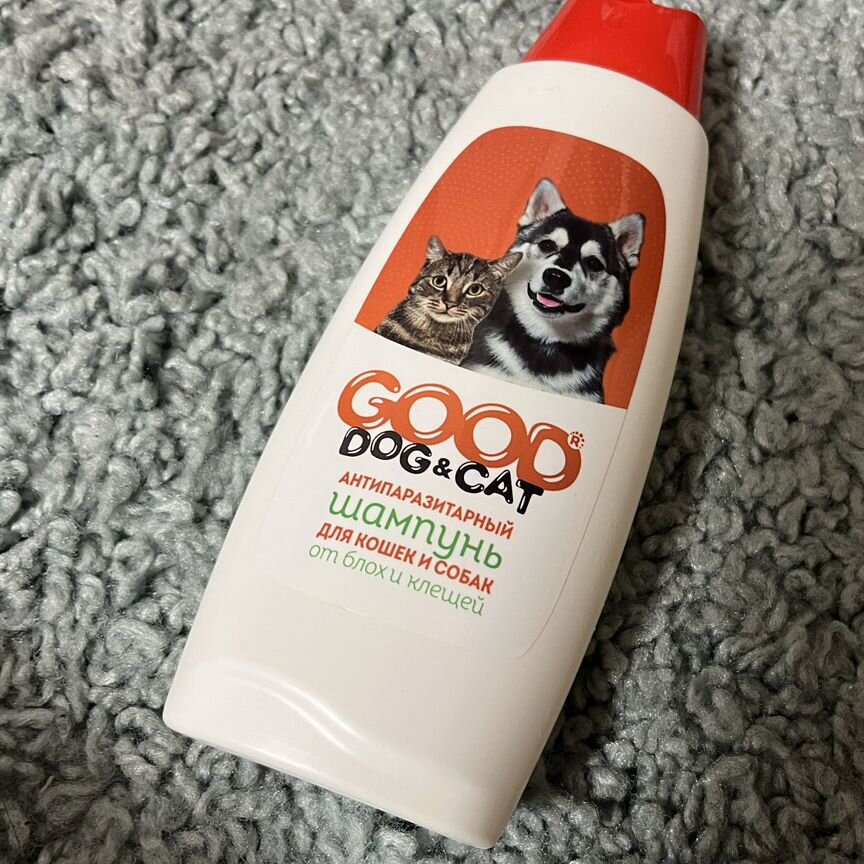 Шампунь для кошек и собак антипаразитарный