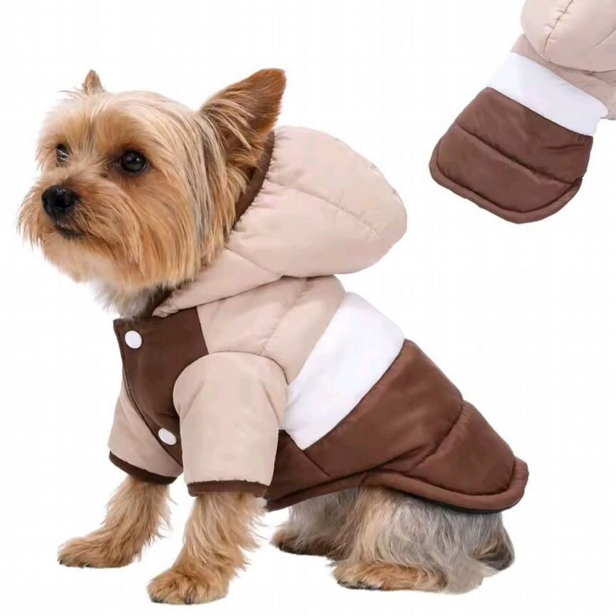 Толстовка с капюшоном для мелких пород собак