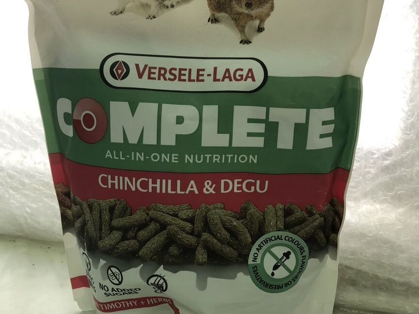 Корм Versele-laga complete для шиншил и дегу