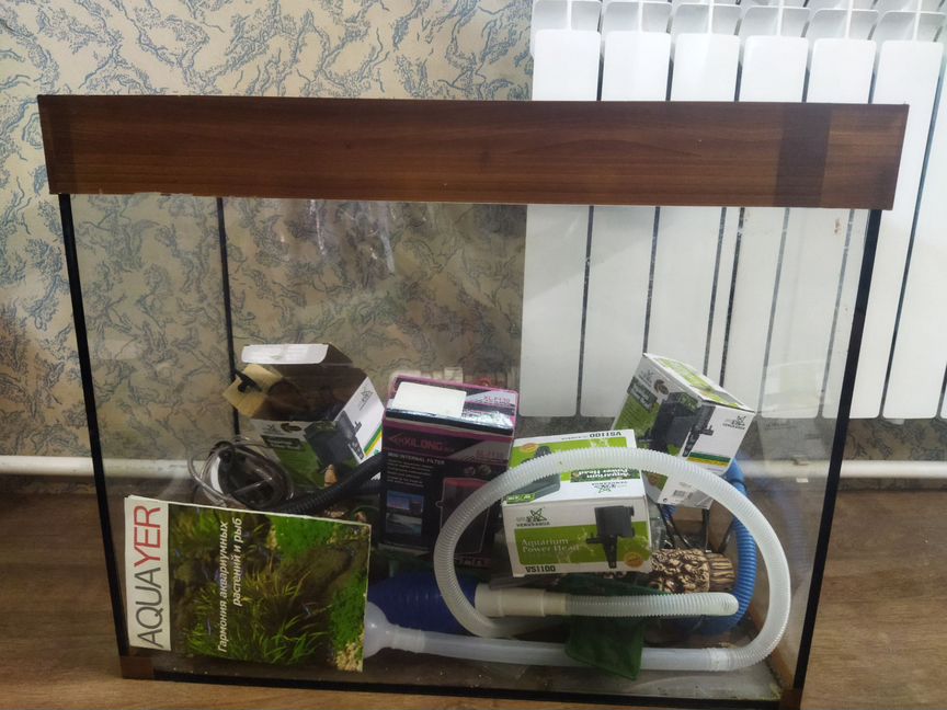 Аквариум 80л. С наполнением