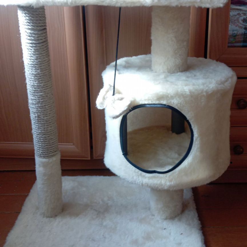 Когтеточка домик для кошки бу