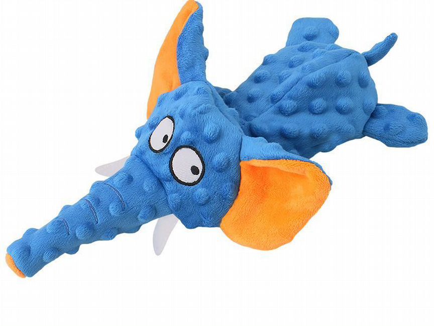 Игрушка для собак, звуковая, цвет синий