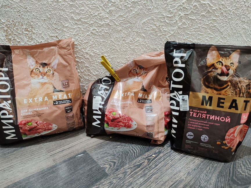 Сухой корм для кошек мираторг