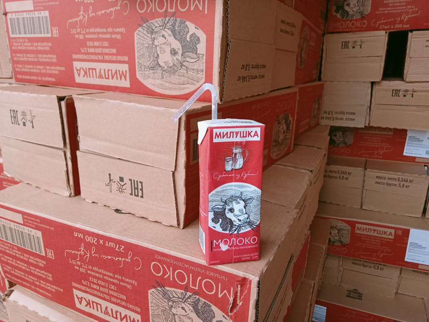 Молоко на корм животным