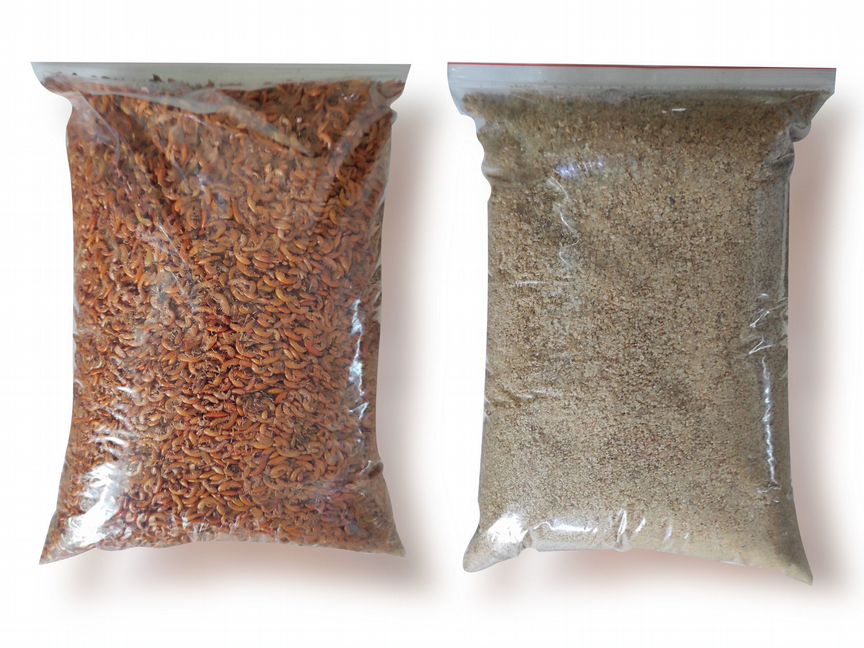 Корм для рыб гаммарус, дафния