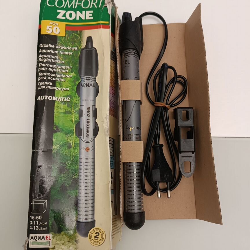 Обогрев аквариумный, 50л