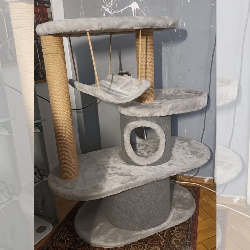Когтеточка с домиком бу