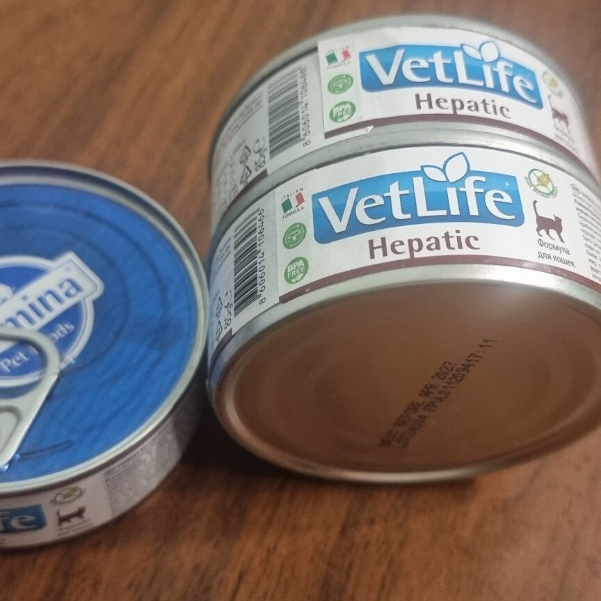 Farmina (vetlife) для кошек hepatic