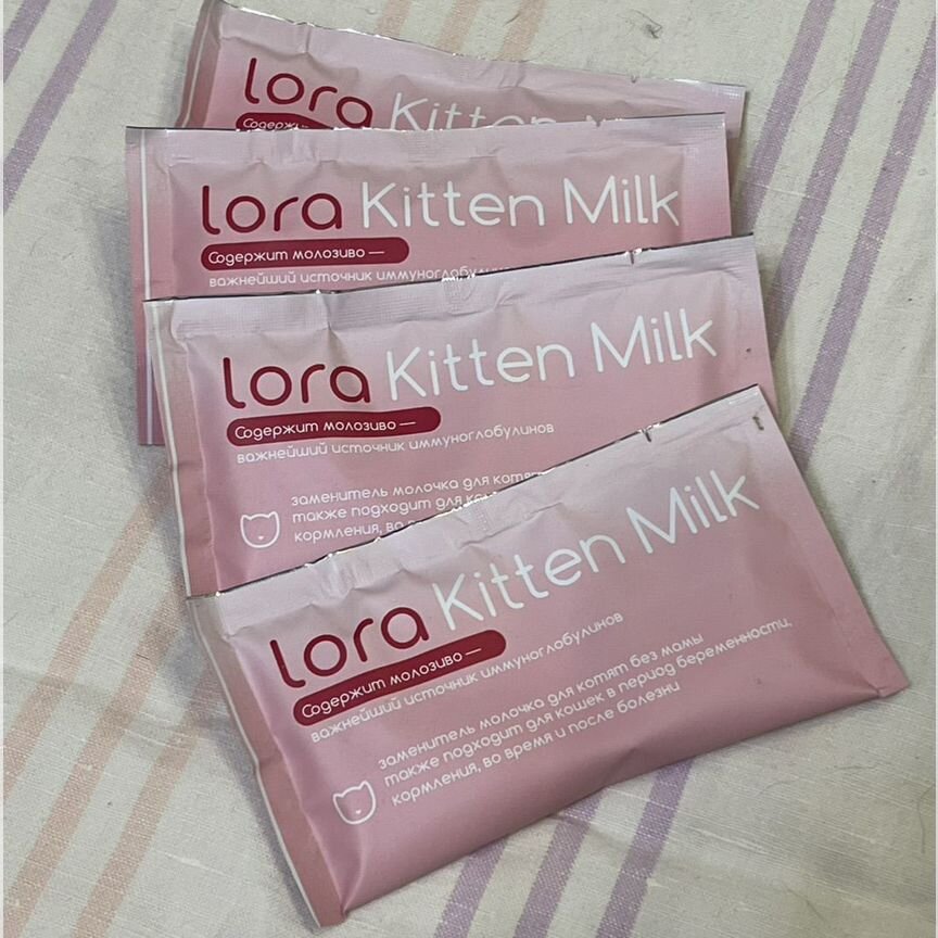 Заменитель кошачьего молока lora kitten milk