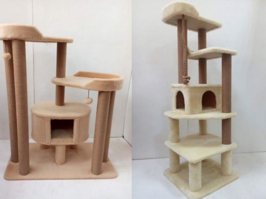 Когтетока домик игровой центр для кошки