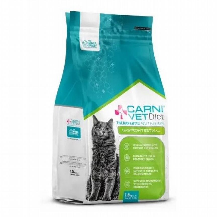 Сухой корм carni Vet Diet Cat Gastrointestinal для кошек при расстройствах жкт