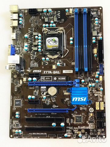 Материнская плата MSI Z77A - G41 купить в Санкт-Петербурге ...