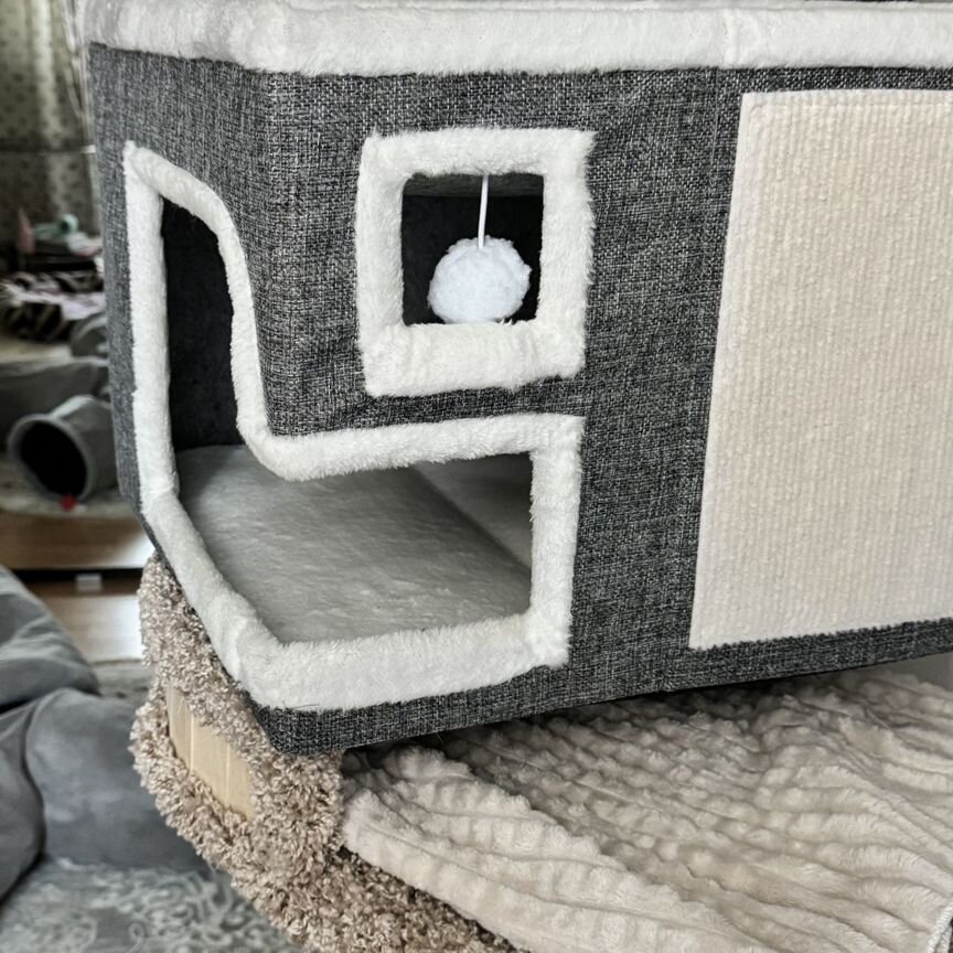 Домик для кошки с гамаком